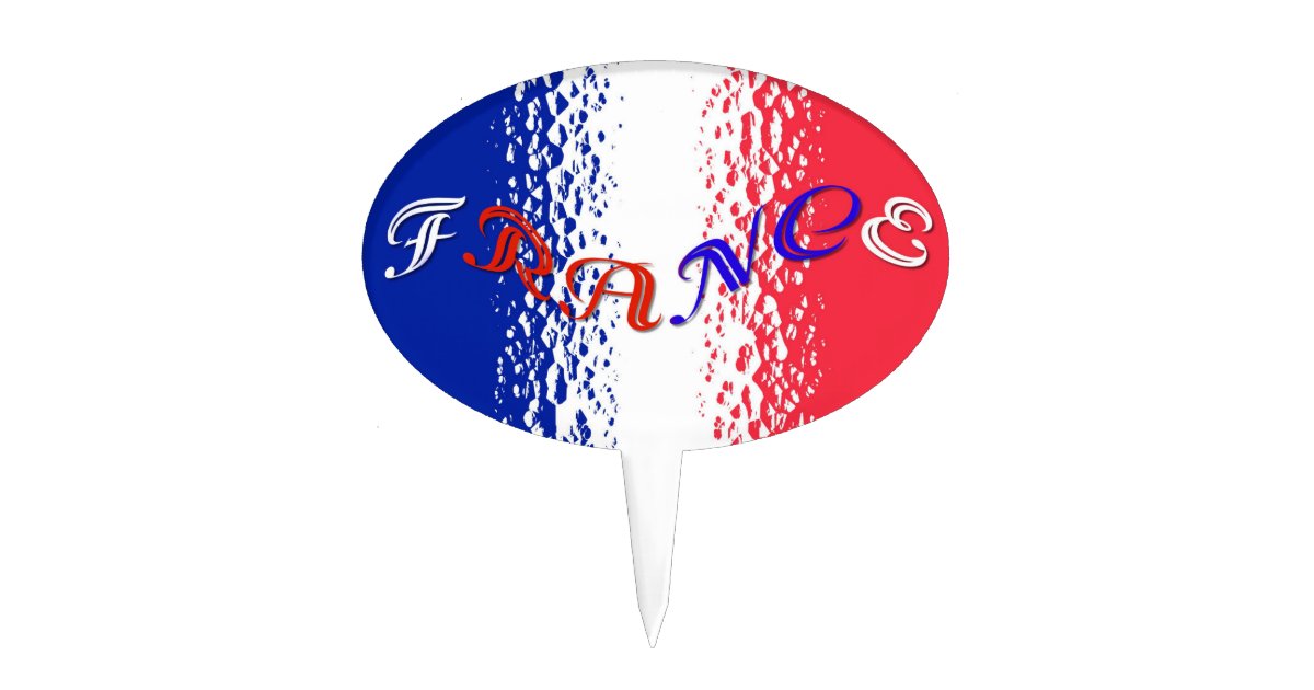 France Cake Topper | Zazzle