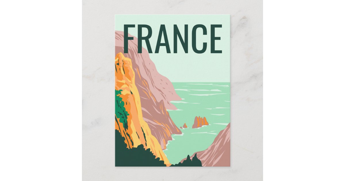 FRANCE | Calanques National Park Belvedere Postcard | Zazzle