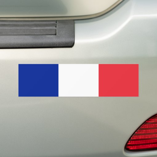 France Flag Bumper Sticker | Zazzle