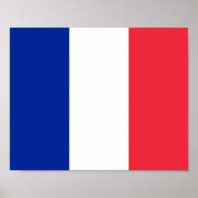 France Flag Poster | Zazzle