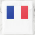 France Flag Rectangular Sticker | Zazzle