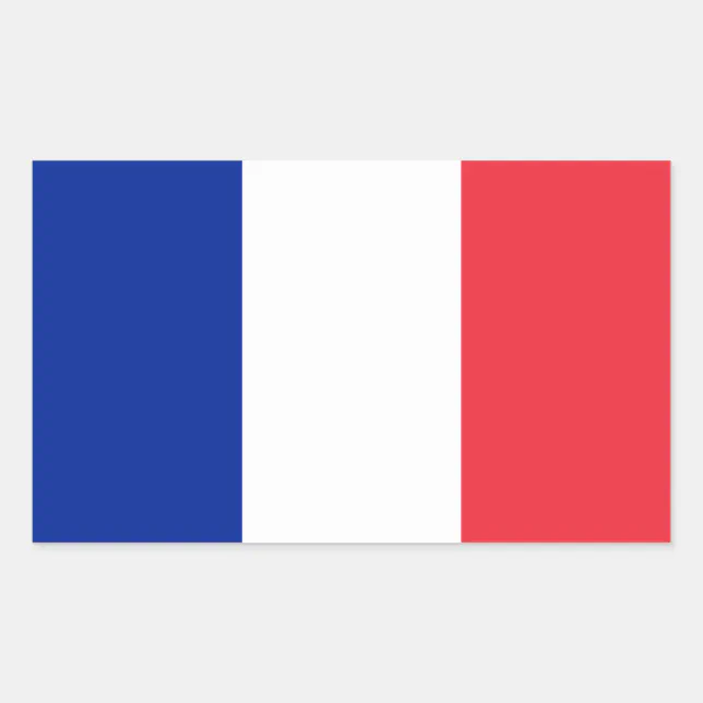 France Flag Sticker | Zazzle