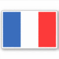 France flag sticker | Zazzle