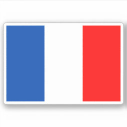 France flag sticker | Zazzle