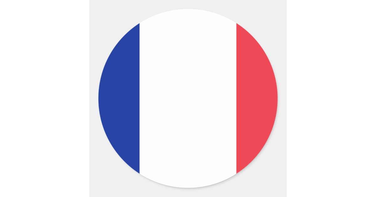 France Flag Sticker | Zazzle