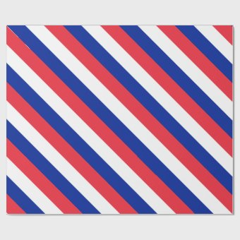 France Flag Wrapping Paper | Zazzle