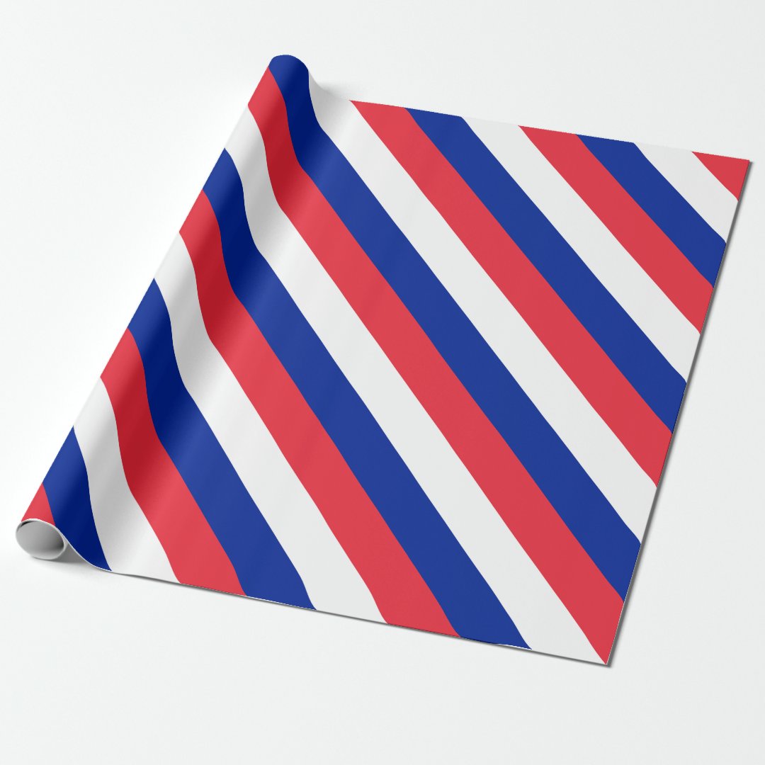 France Flag Wrapping Paper | Zazzle
