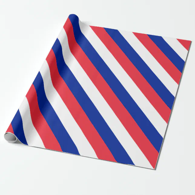 France Flag Wrapping Paper | Zazzle