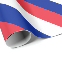 France Flag Wrapping Paper | Zazzle