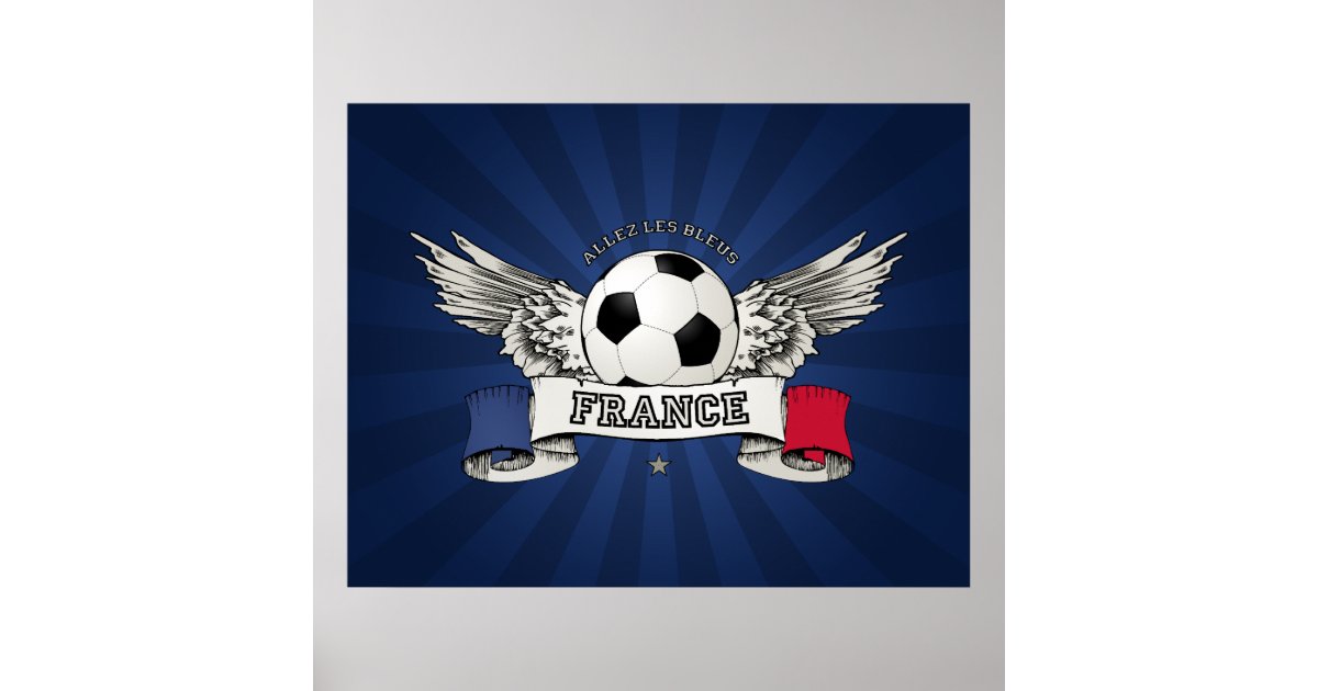 France Football National Team Supporter poster | Zazzle