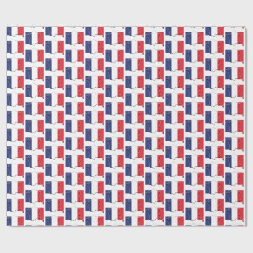 FRANCE | Français | French Flag Wrapping Paper | Zazzle