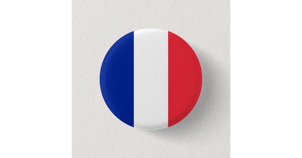 France (French) Flag Button | Zazzle