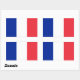 France/French Flag Rectangular Sticker | Zazzle