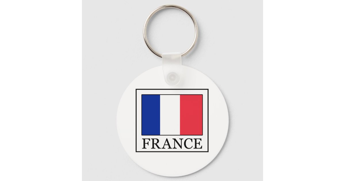France Keychain | Zazzle