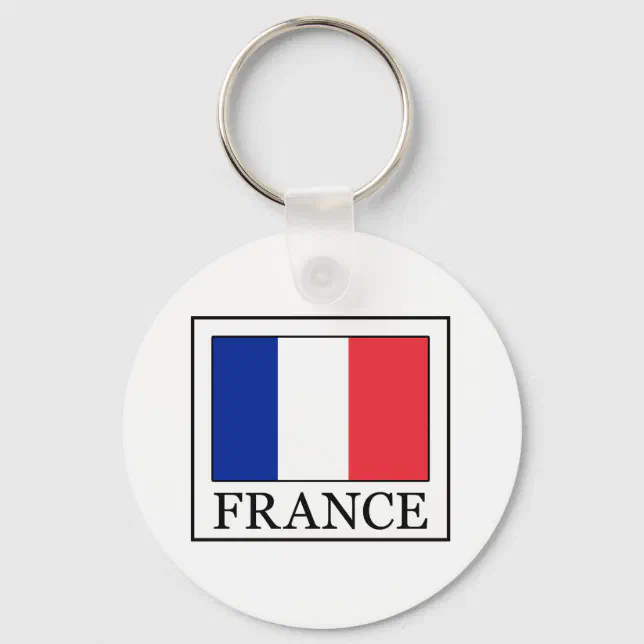 France Keychain | Zazzle