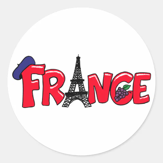 France Sticker | Zazzle