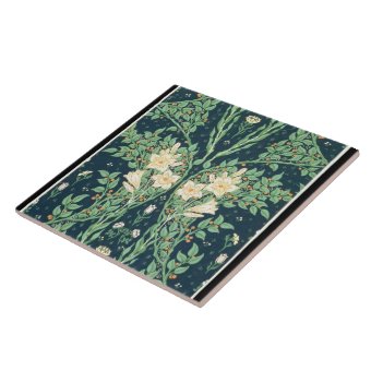 Francesca wallpaper design ceramic tile | Zazzle