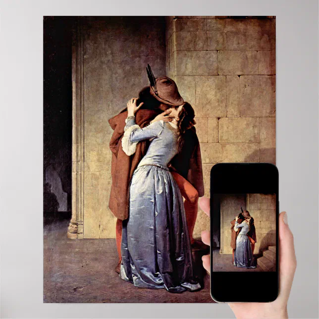 Francesco Hayez - The Kiss Poster | Zazzle