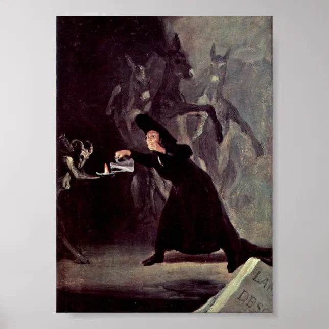 Francisco de Goya - The lamp of the Devil Poster | Zazzle