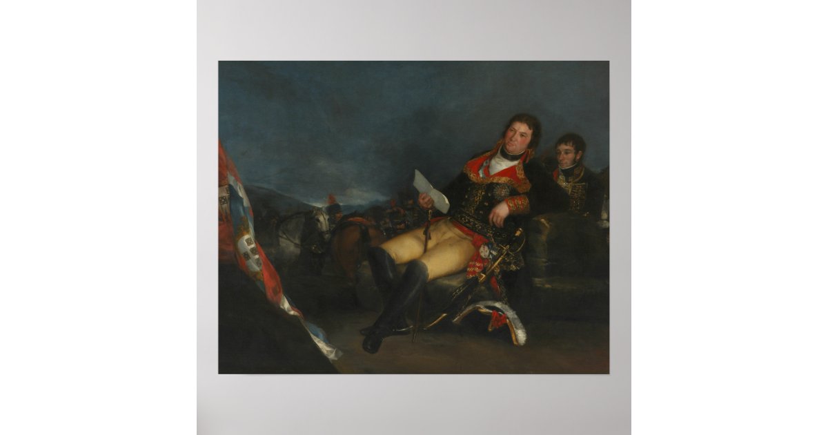 Francisco Goya - Godoy as General Poster | Zazzle.com