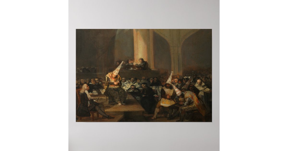 Francisco Goya - Inquisition Scene Poster | Zazzle