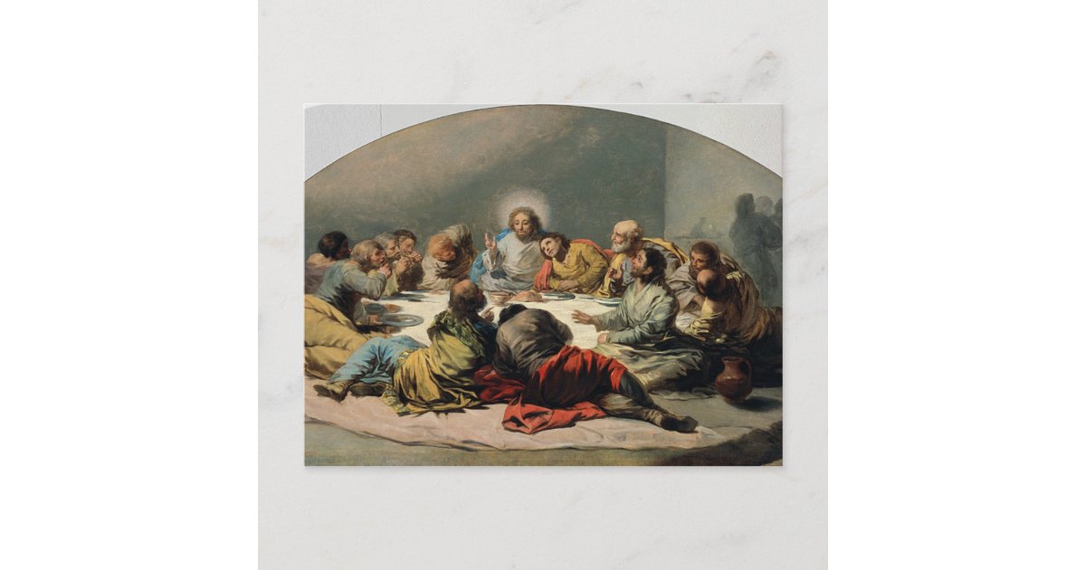 Francisco Jose de Goya y Lucientes | The Last Supp Postcard | Zazzle