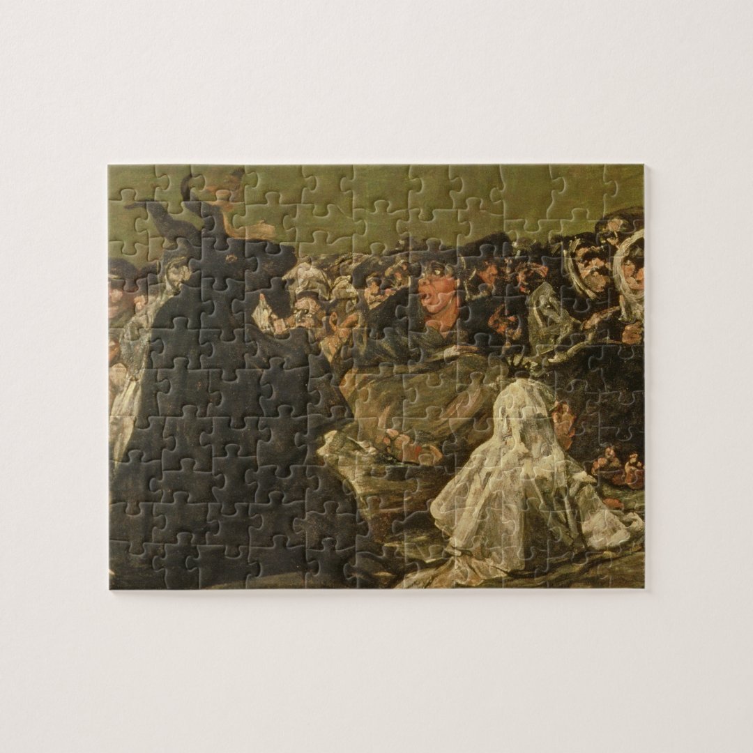 Francisco Jose de Goya y Lucientes | The Witches' Jigsaw Puzzle | Zazzle