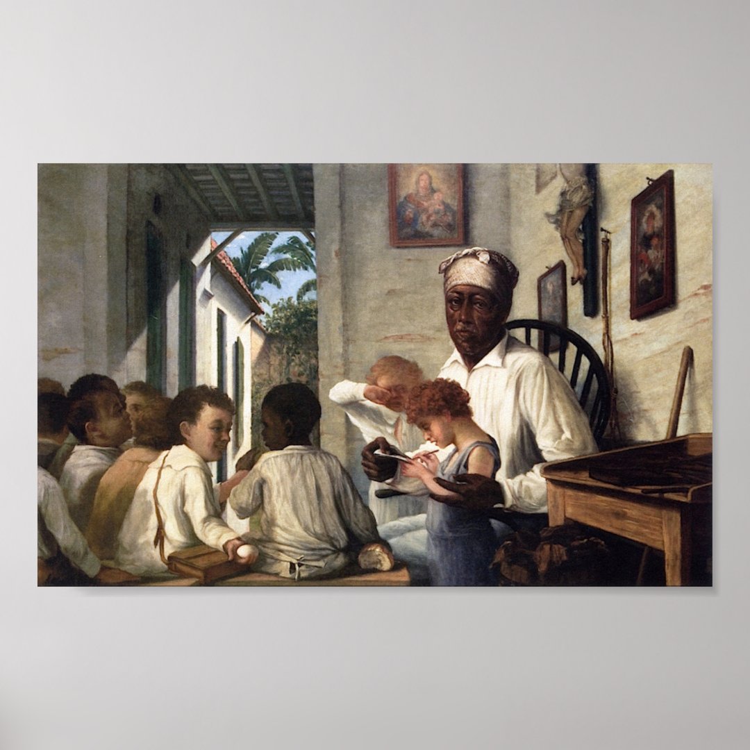 Francisco Oller School of Master Rafael Cordero Poster | Zazzle