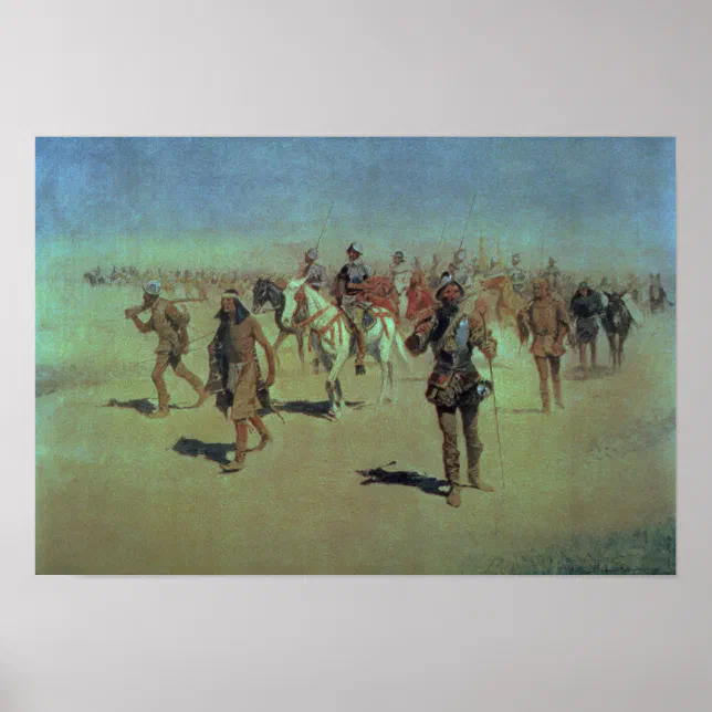 Francisco Vasquez de Coronado Making his Way Poster | Zazzle