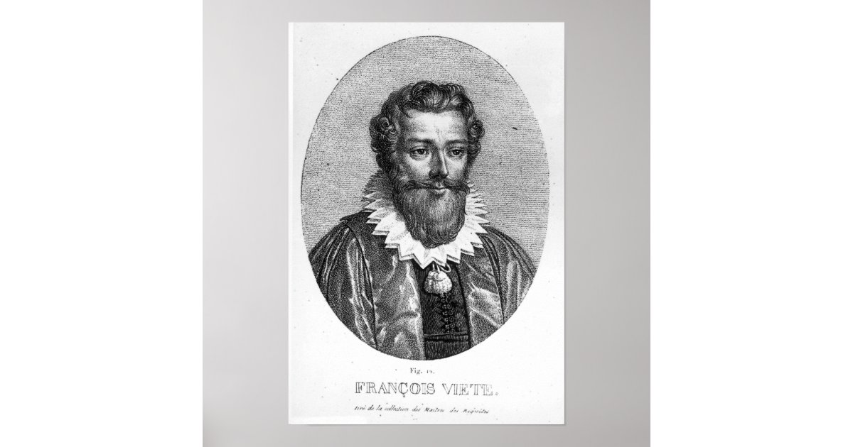 Francois Viete Poster | Zazzle