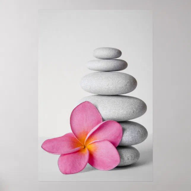 Frangipani Calm Poster | Zazzle
