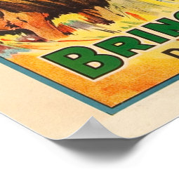 Frank Buck Bring 'Em Back Alive Circus Poster | Zazzle