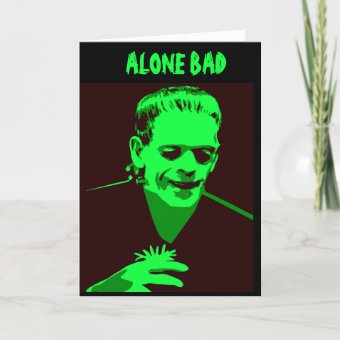 Frankenstein - Friend Good Holiday Card | Zazzle