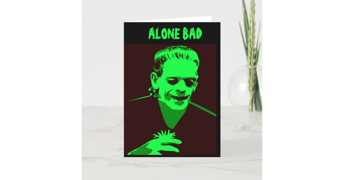 Frankenstein - Friend Good Holiday Card | Zazzle
