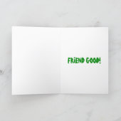 Frankenstein - Friend Good Holiday Card | Zazzle
