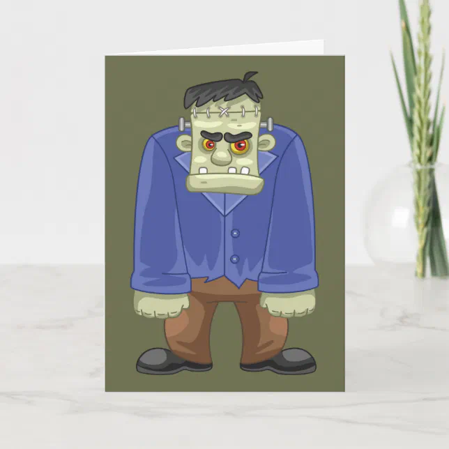 Frankenstein Greeting Card | Zazzle