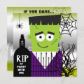 Frankenstein Halloween Party Invitation | Zazzle