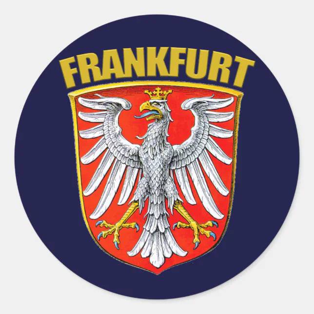 Frankfurt am Main Classic Round Sticker | Zazzle