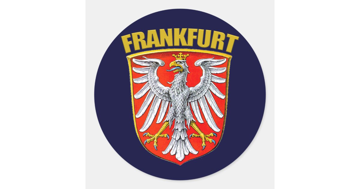 Frankfurt am Main Classic Round Sticker | Zazzle