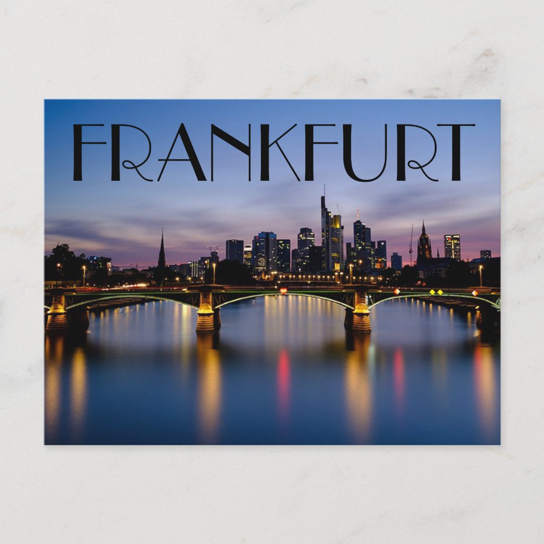 Frankfurt Germany Postcard | Zazzle