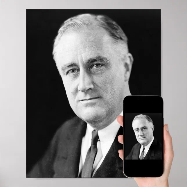 Franklin Delano Roosevelt Poster | Zazzle