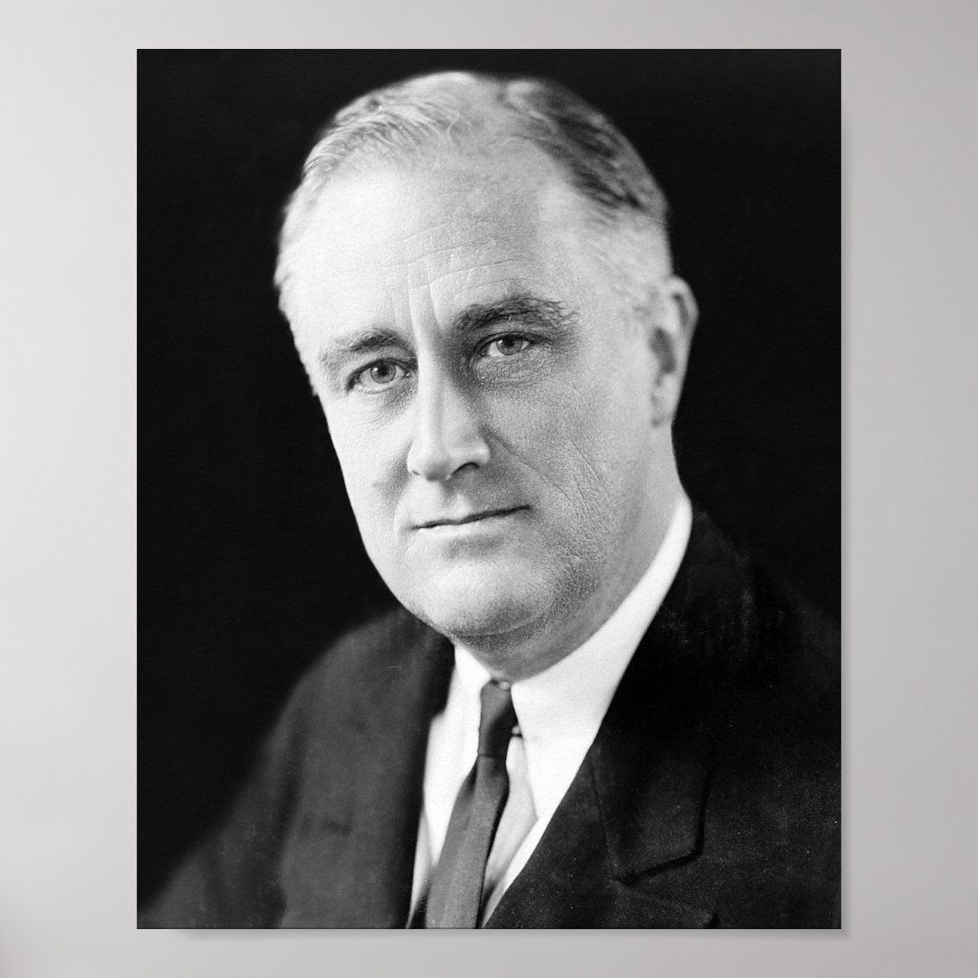 Franklin Delano Roosevelt Poster | Zazzle