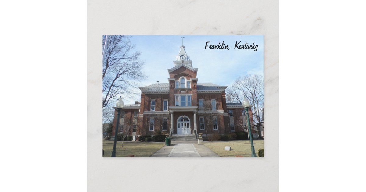Franklin, Kentucky Postcard | Zazzle