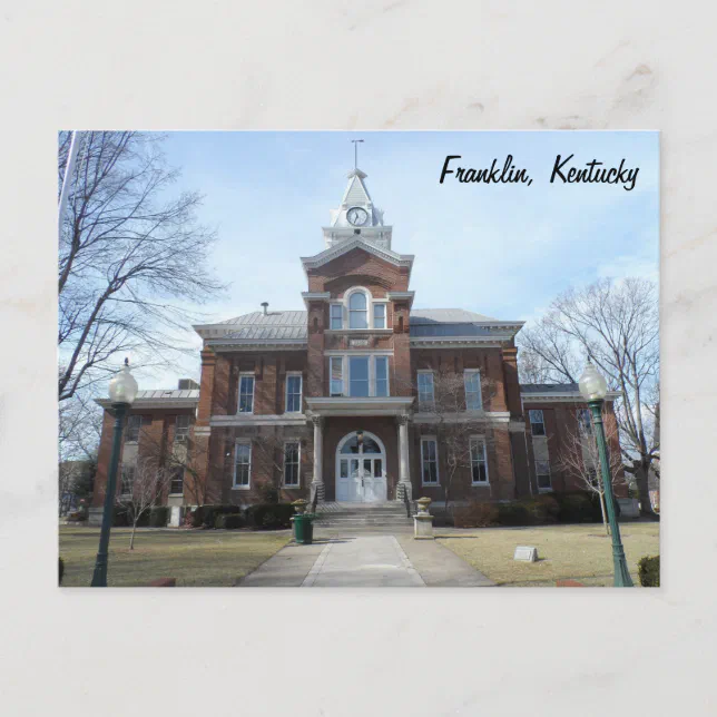 Franklin, Kentucky Postcard | Zazzle