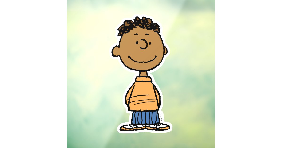 Franklin Smiling Window Cling | Zazzle