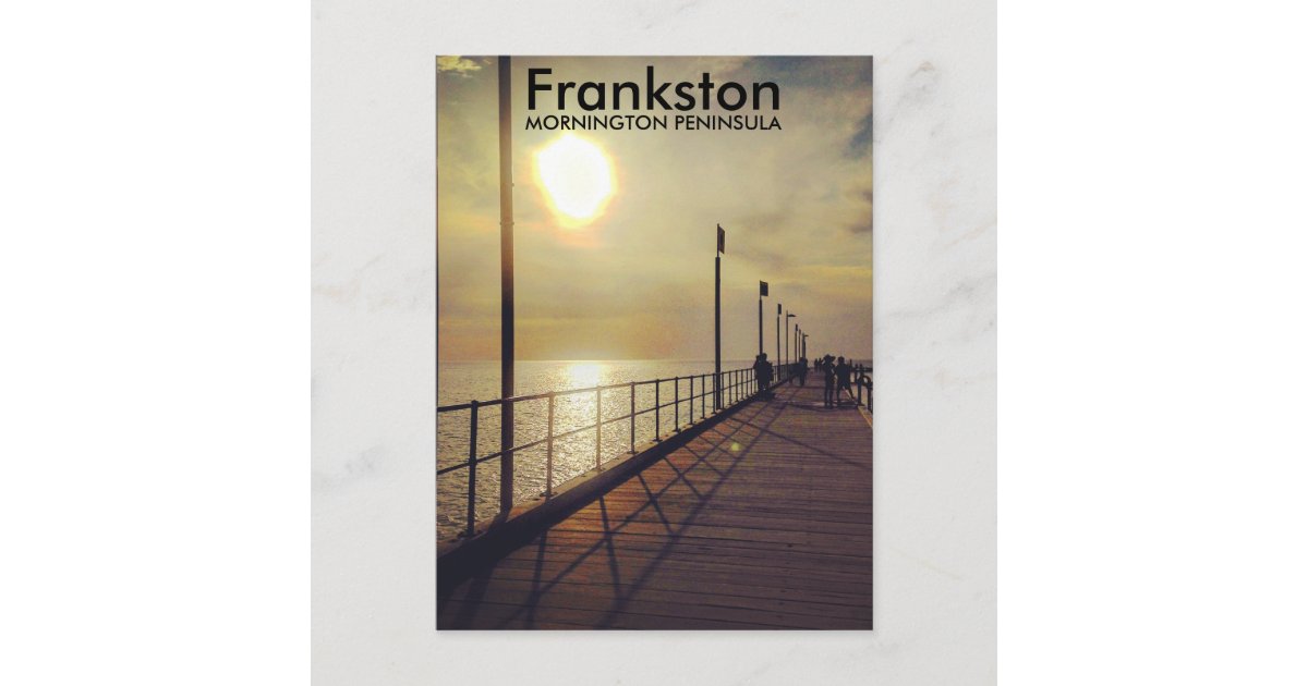 Frankston Pier, Victoria, Australia Postcard | Zazzle