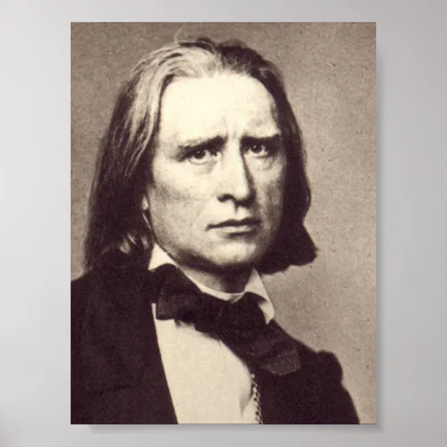 Franz Liszt Poster | Zazzle