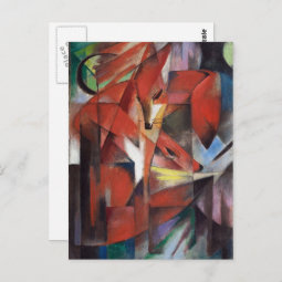Franz Marc - The Foxes, 1913 Postcard | Zazzle