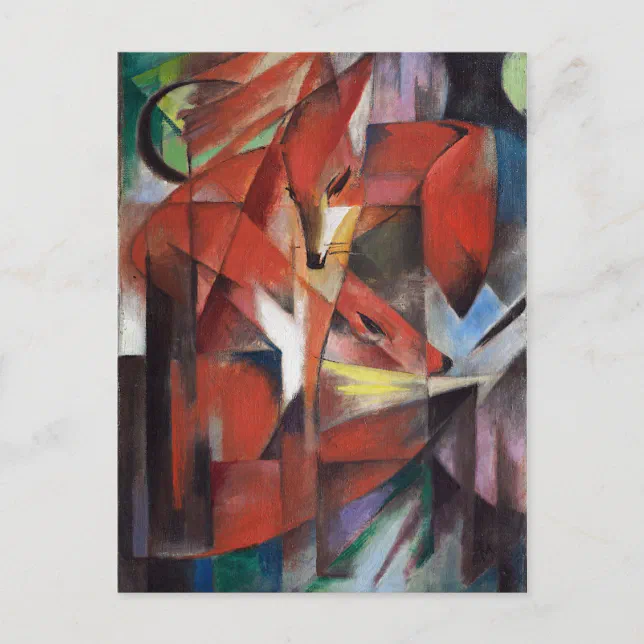 Franz Marc - The Foxes, 1913 Postcard | Zazzle