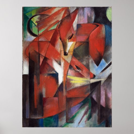 Franz Marc - The Foxes, 1913 Poster | Zazzle